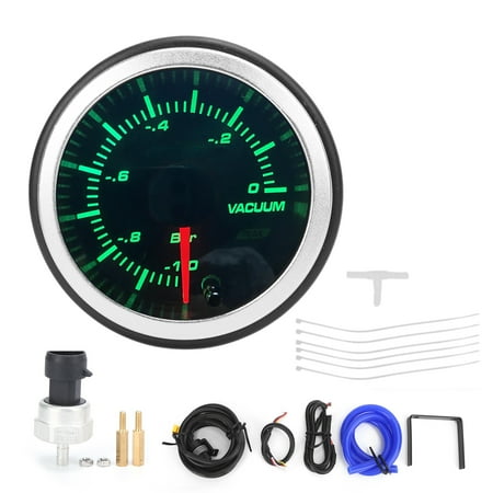 Vacuum Meter, 10-Color Auto Vacuum Gauge For 12V Gasoline Vehicles ...