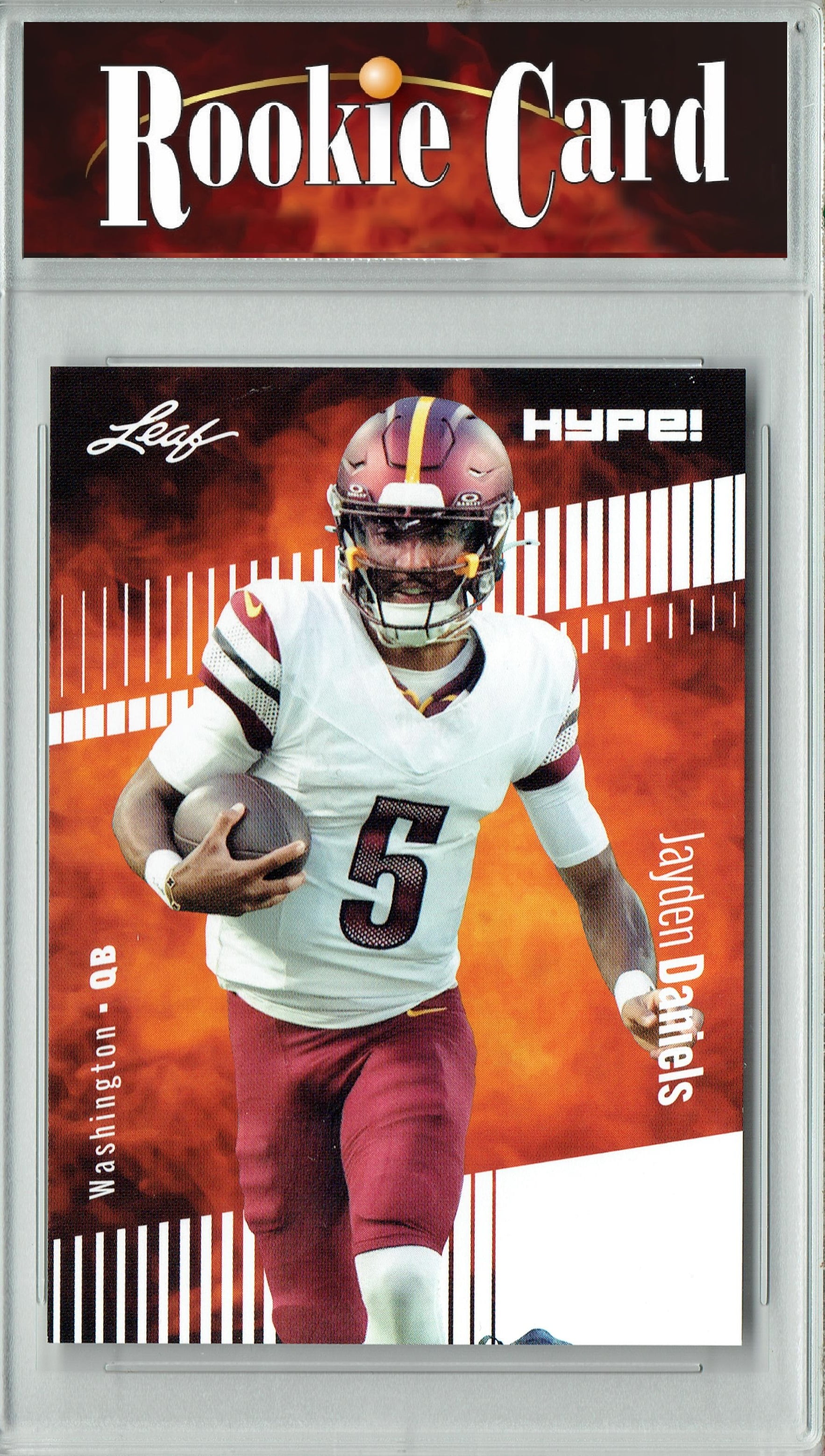 Jayden Daniels Rookie Leaf Trading Card for Breakroom Display - Walmart ...
