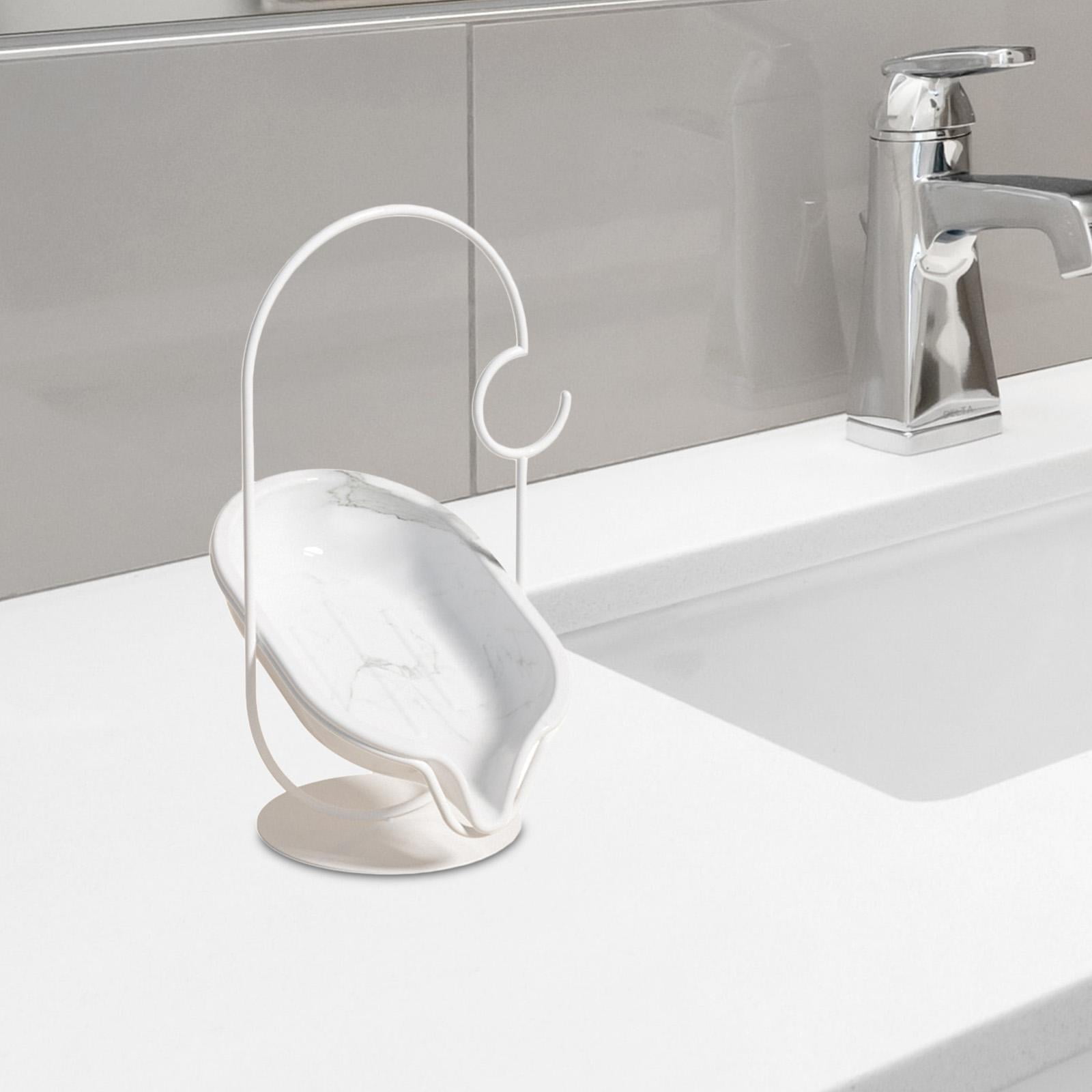 Self Draining Soap Dish Holder Display Rack Creative Ceramic free ...