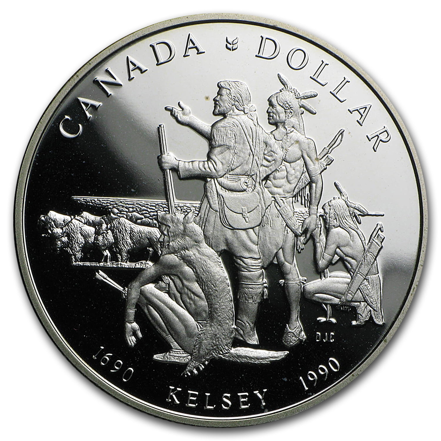 1990 Canada Silver Dollar Proof (Henry Kelsey) - Walmart.com