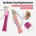 Clip On Lip Balm Keychain Cover Portable Design Easy Installation Wide ...