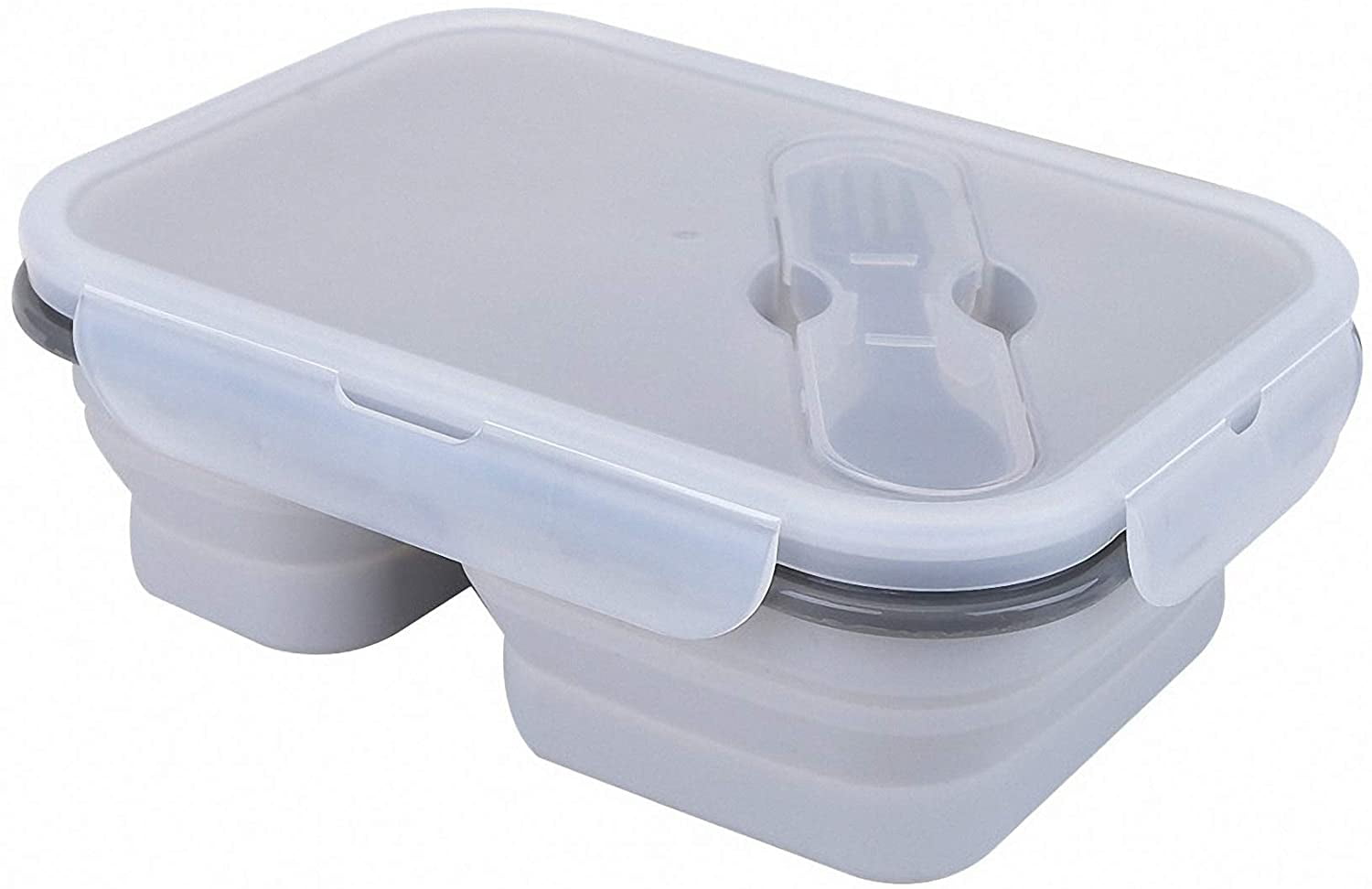 Silicone Collapsible Bento Storage Lunch Food Container Box for ...