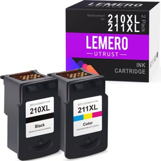 Genuine Canon PG-210XL Black & CL-211XL Color Inks and Paper Combo Pack ...