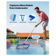 Swimming Pool Cleaning Kit, 2 Brush Heads & 2 Skimmer Nets, 4-in-1 ...