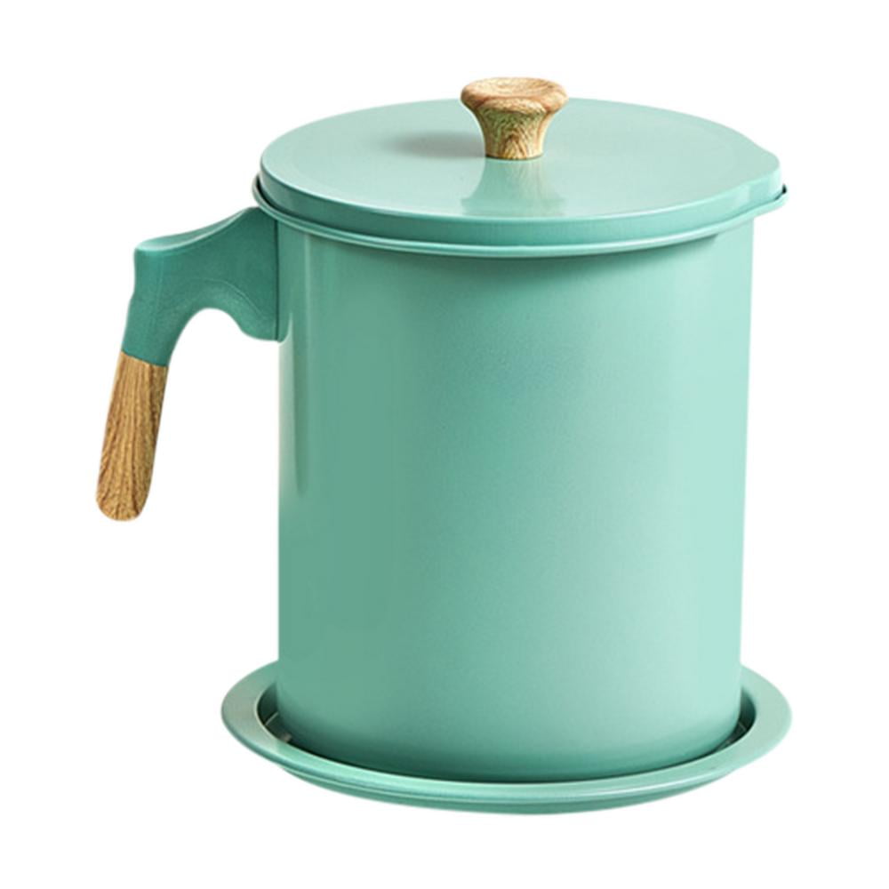 Kitchen Bacon Grease Container Home filtering Cooking Oil Can - Walmart.com