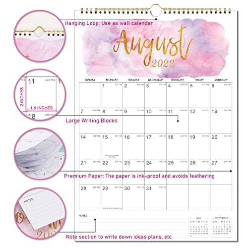Calendar 2022 July To December