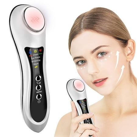 Hot And Cold Face Massager Ion Facial Device Skin Firming Face Toning ...