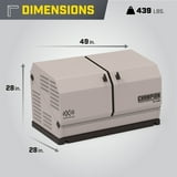 Champion Power Equipment 14Kw Axis Home Standby Generator System With ...