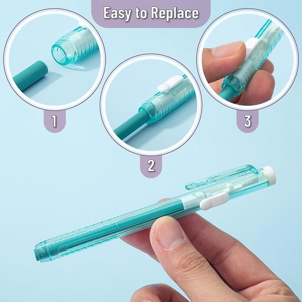 Precision Erasers For Artists 30-Pack Retractable Eraser Pens - 6 ...