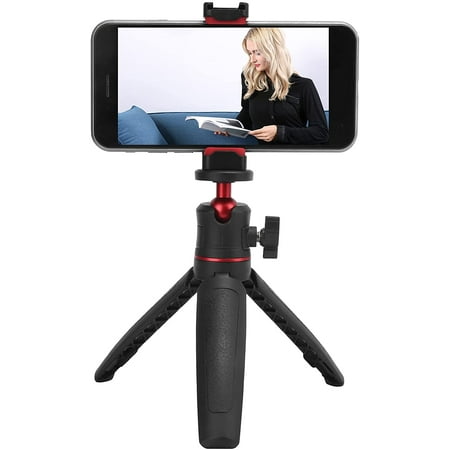 3 Sections Mini Extendable Desktop Tripod, Lightweight Aluminum Tripod ...