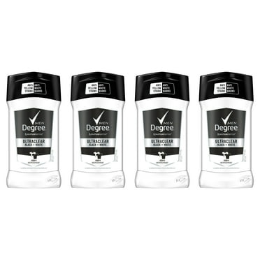 Degree Men UltraClear Black+White Antiperspirant Deodorant, 2.7 oz, 4 ...