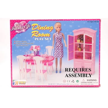 "My Fancy Life Deluxe Kitchen Play Set with Fridge and Food Accessories ...