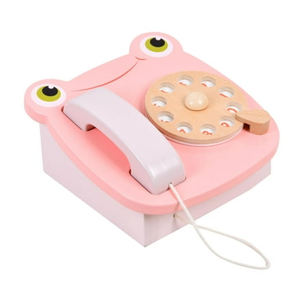 Miniature Retro Dial Telephone Playset Toy Phone Game Preschoolers ...