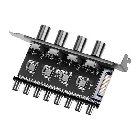 Baohd 8 Channels Computer Manual 3pin/4pin Interface Case Fan Hub ...