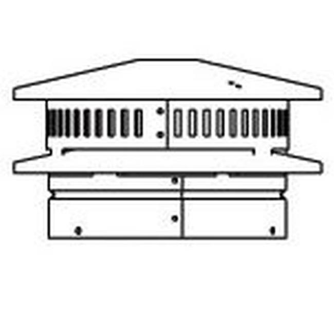 Vertical Direct Vent Termination Cap with Storm Collar - Walmart.com