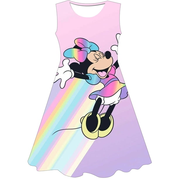 Disney Minnie Mickey Mouse Jupe imprimée 3D pour filles, femme enfant ...