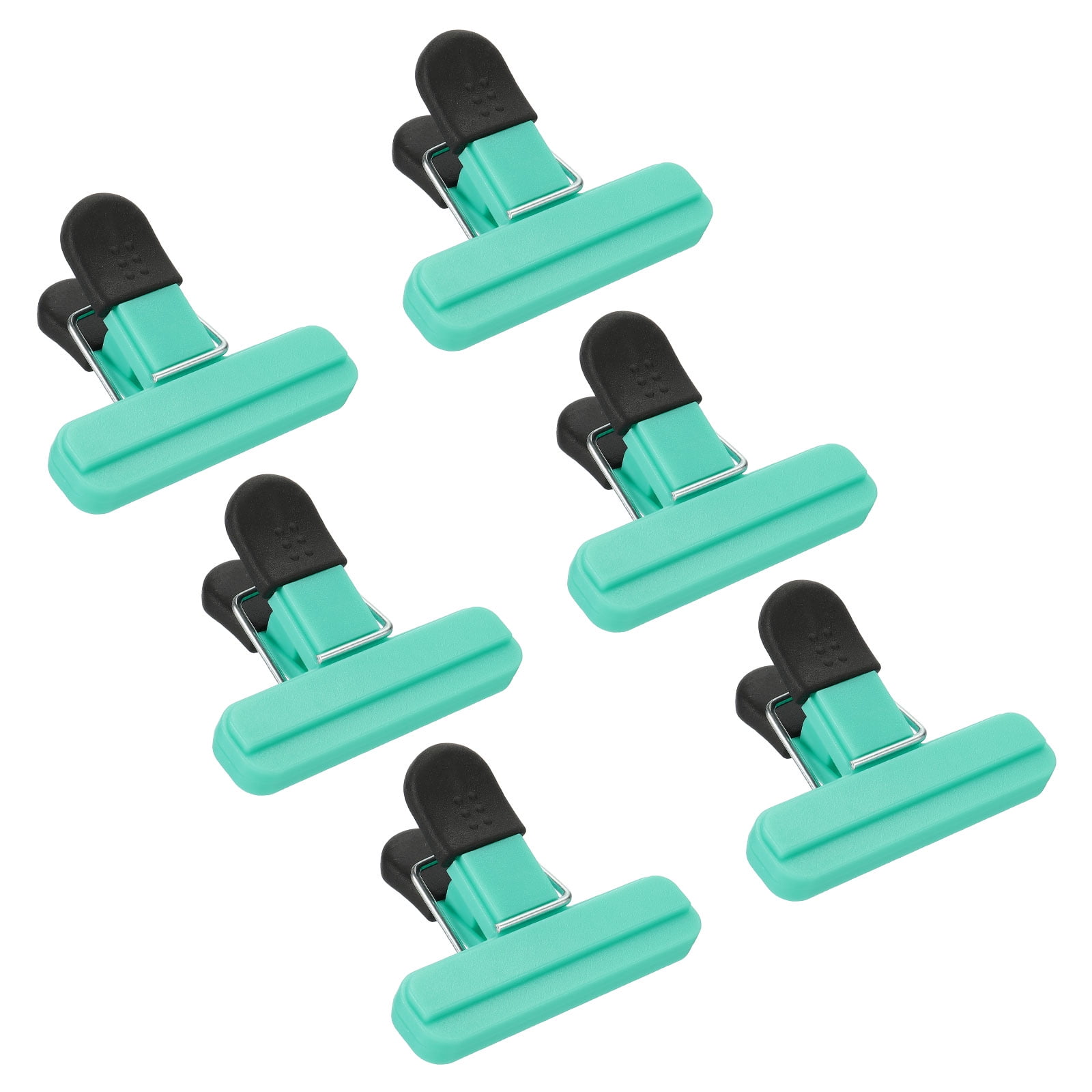 Uxcell 3" Plastic Storage Clips Clamp Sealing Bag File Photo, Green 8 ...