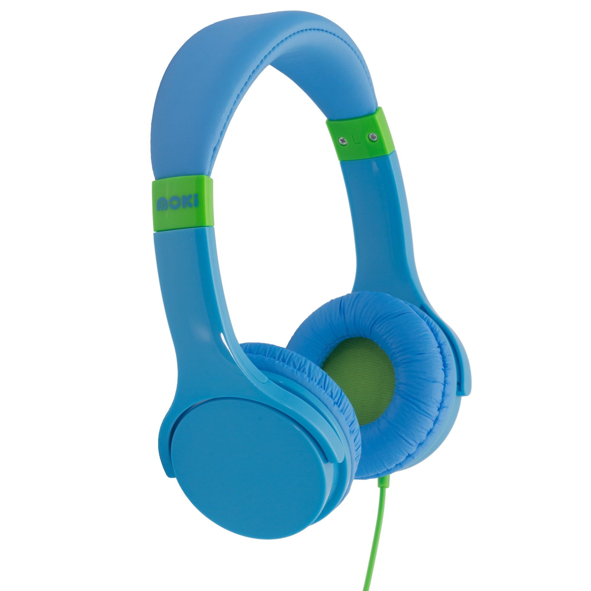 Moki Lil' Kids Volume Limited Headphones - Blue - Walmart.com