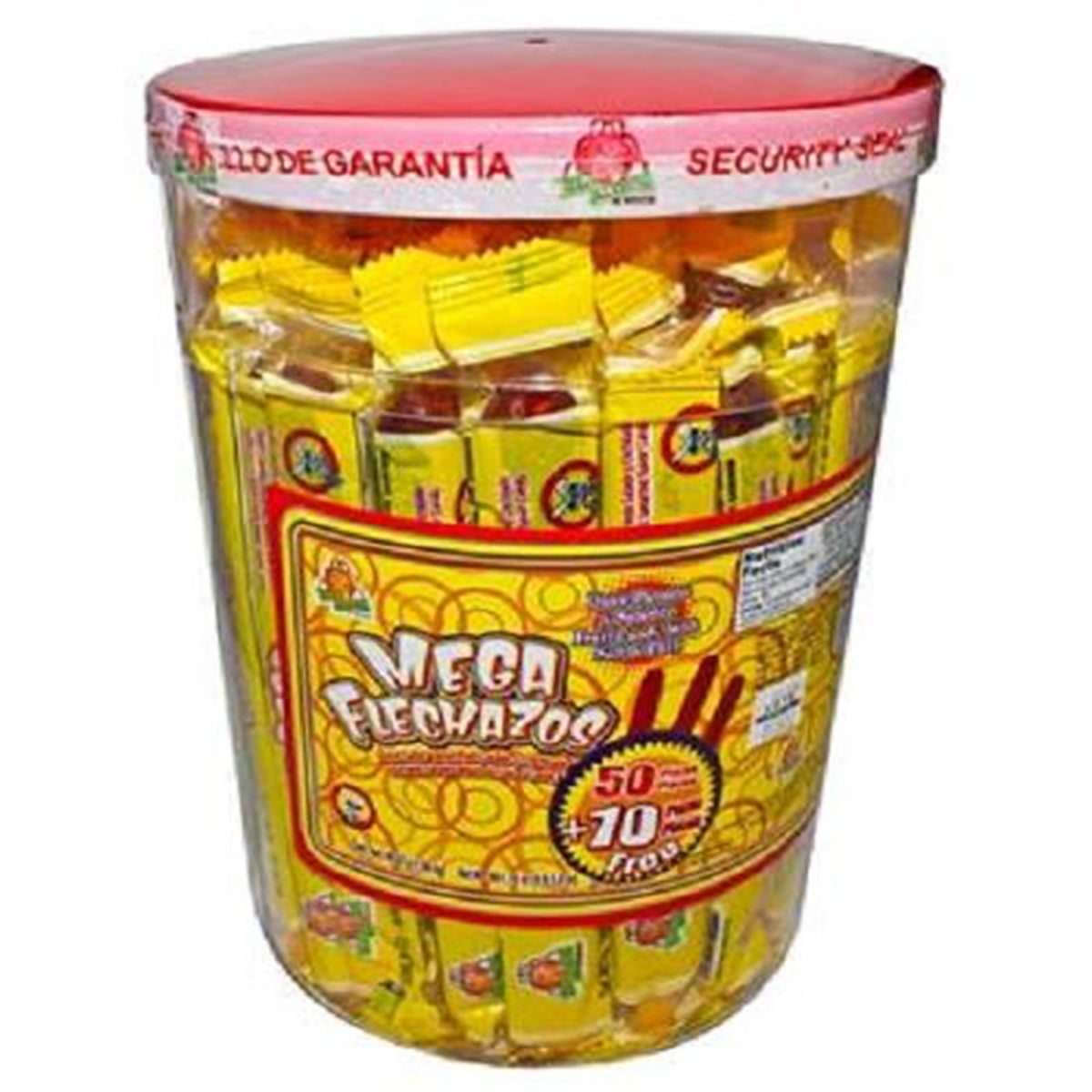 El Azteca Mega Flechazos Hot & Salt Tamarind flavor candy, 50 count ...