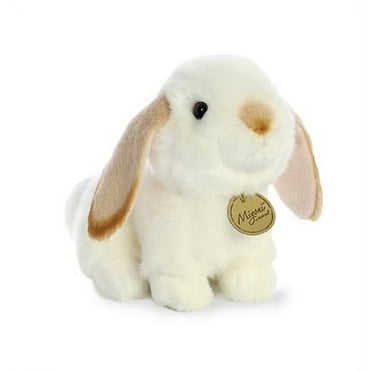Living Nature 7" Plush Sitting Lop Eared Rabbit Brown Plush Animal ...