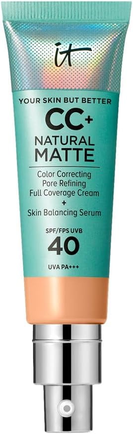 t Cosmetics CC+ Natural Matte, CC Cream Base de Maquilaje Natural Mate ...