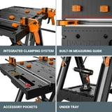 "Worx Pegasus Folding Work Table and Sawhorse, Supports 300-1,000 lbs ...