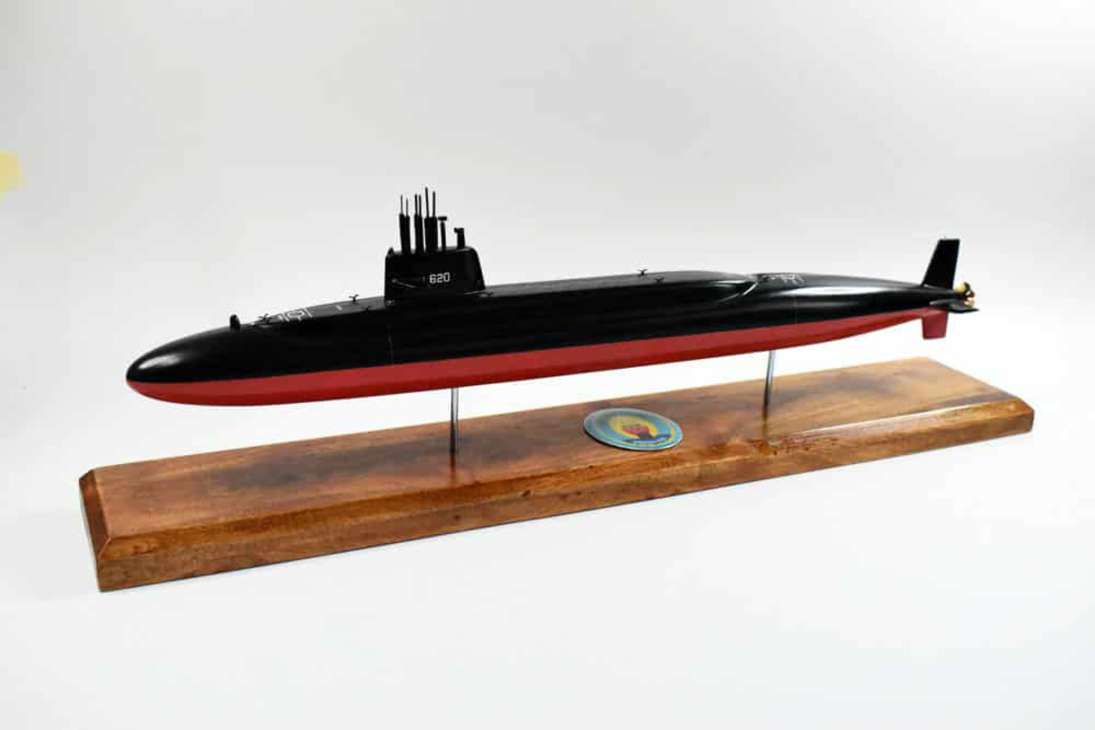 USS John Adams SSBN-620 Submarine Model,Navy,Scale Model,Mahogany,20 inch,Lafayette Class ...