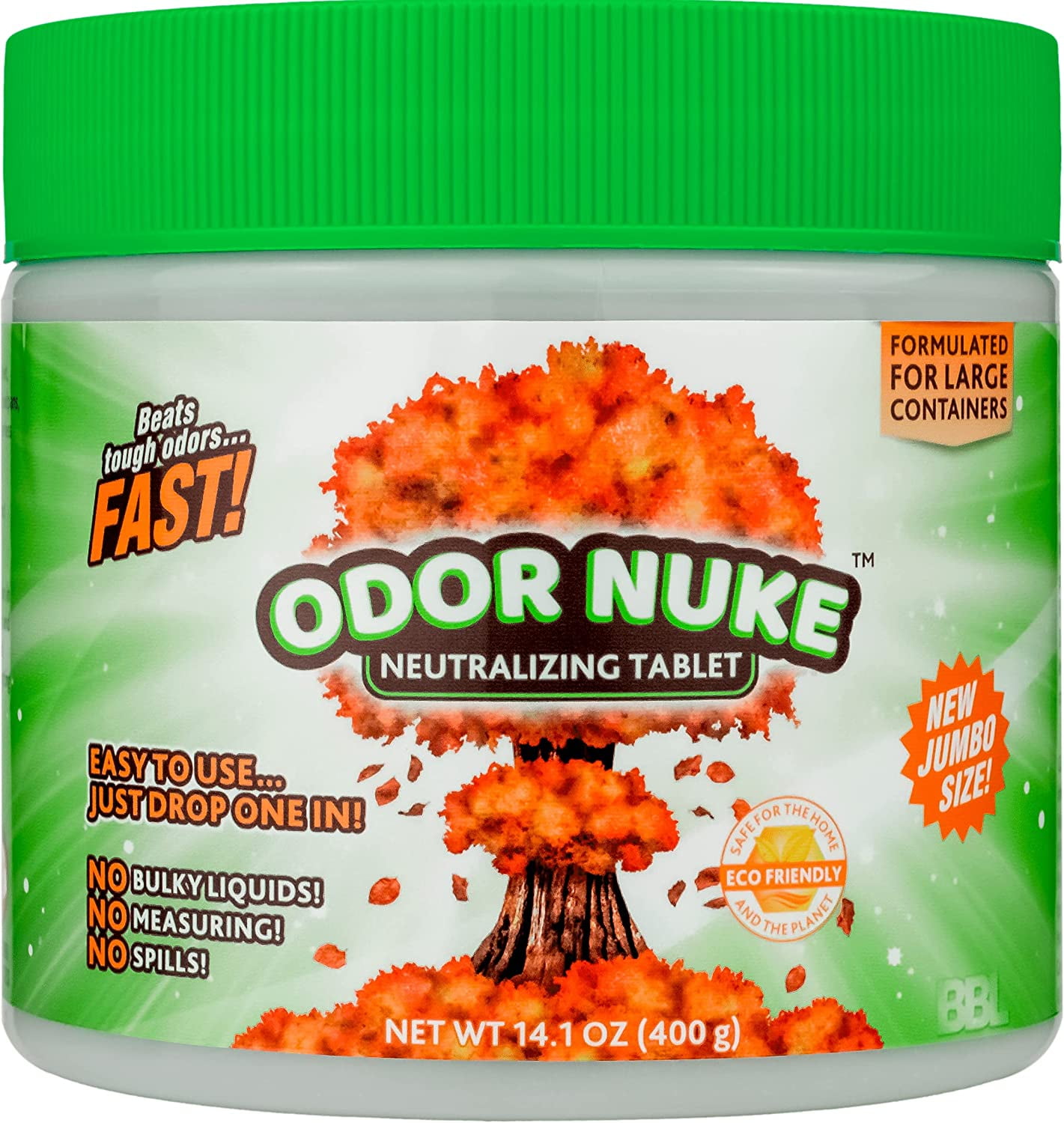 ODOR NUKE Bedside Toilet Deodorizer Tablets - Human Urine Odor ...