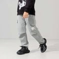 CAUYDY Boy's Cargo Pants Casual Elastic Waist Hiking Going Out Pants ...