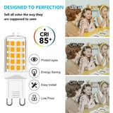 BAOMING G9 LED Bulb 4W, 40W Halogen Equivalent, 2700K Warm White, Non ...