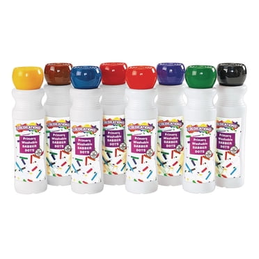 US Art Supply 8-Color Crazy Dots Kids Marker Set - Washable, Water ...