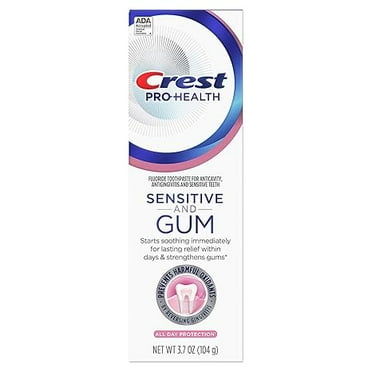 Crest Sensitive & Gum All Day Protection, Clean Mint Anticavity ...