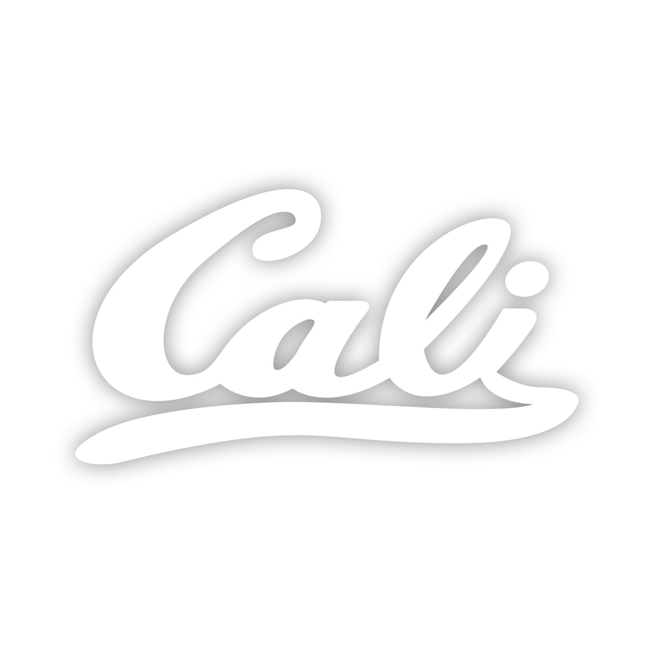 Cali Sticker Decal Die Cut - Self Adhesive Vinyl - Weatherproof - Made in USA - Many Color and ...