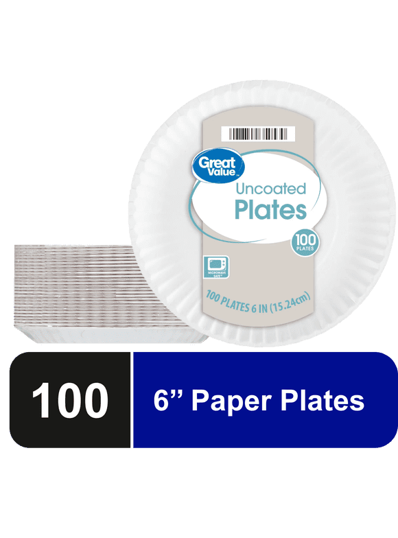 Great Value Disposable Plates in Disposable Tableware - Walmart.com