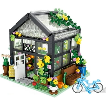 Flower House Miniature Building Set for Kids with LED Light, 597pcs ...