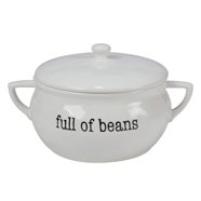 R&M International Large 4.5 Qt Ceramic Bean Pot with Cooking Lid for ...