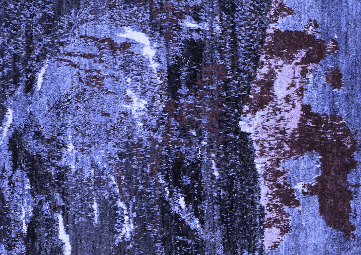 Ahgly Company Indoor Rectangle Abstract Blue Modern Area Rugs, 6' x 9 ...