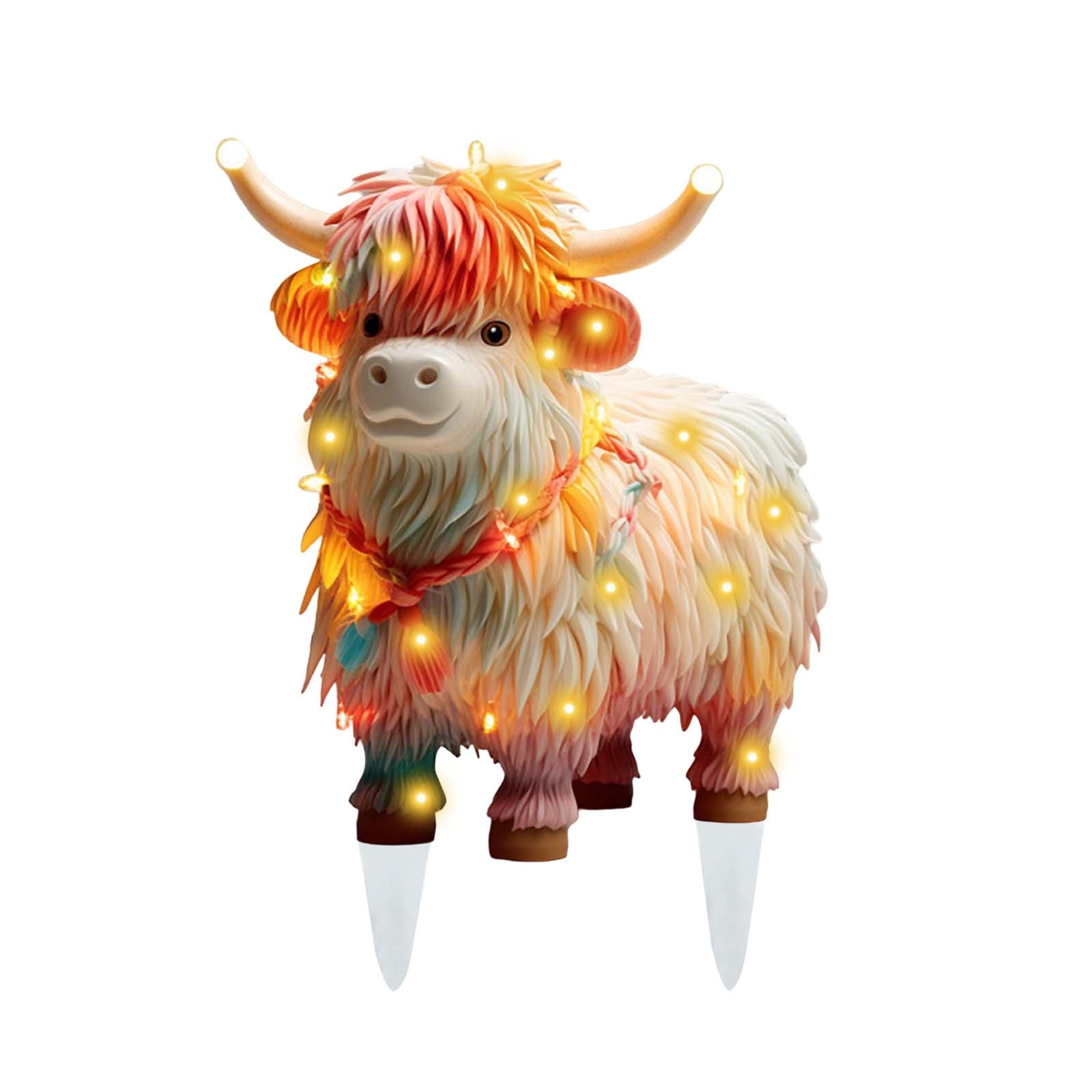 Click here for Riforla 2024 New Colorful Cow Garden Outdoor Chris... prices