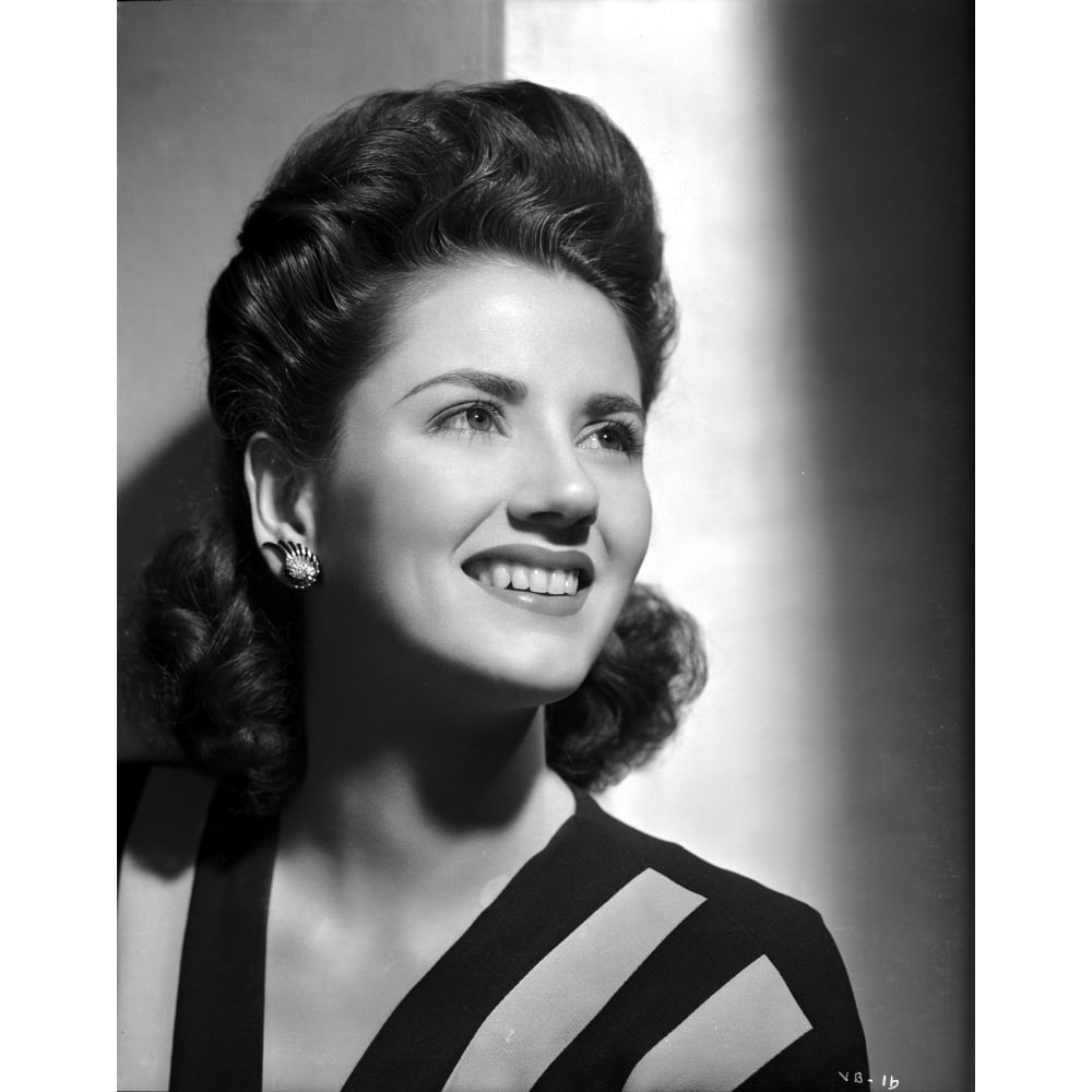 Virginia Belmont smiling in Striped Top Photo Print (8 x 10) - Walmart ...
