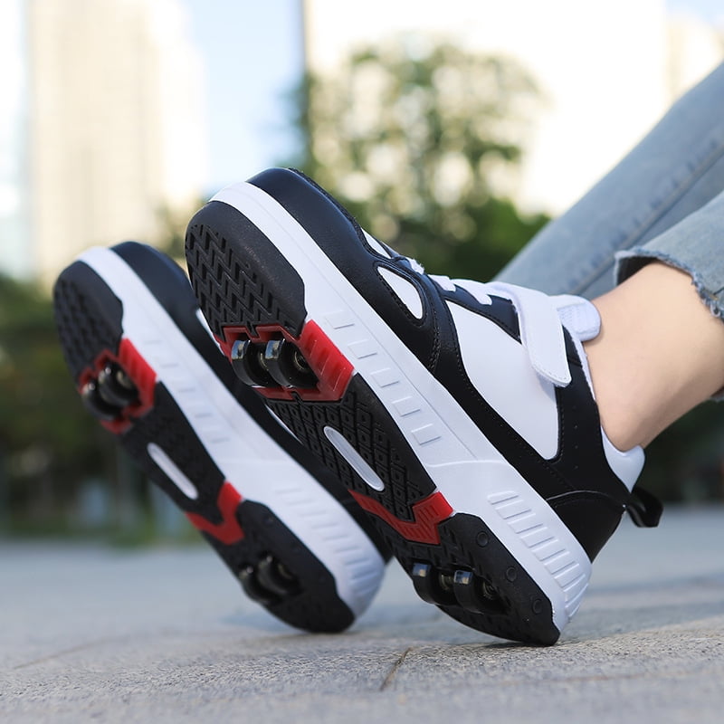 Zapatos con ruedas de cuatro ruedas para niños y niñas, zapatos con ...