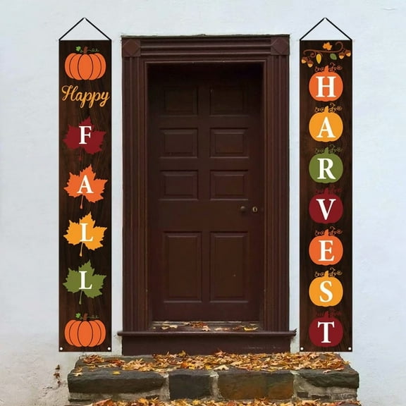ThisWear Fall Decorations Welcome Fall Flag Fall Season Decor Pumpkin ...