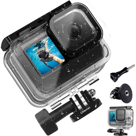 60m/196FT Waterproof Housing Case for Gopro Hero 9 Black, ULANZI G9-7 ...