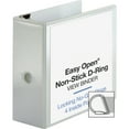 Business Source, BSN26965, Locking D-Ring View Binder, 1 Each, White ...
