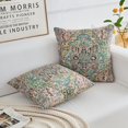 Boho Throw Pillow Covers 22x22 inch Set of 2,Boho Vintage Carpet ...