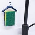 Creative Clothes Hanger Shape Sponge Cloth Rag Storage Rack Holder for ...