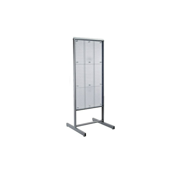 M&T Displays Wall Banner 31.5x78.75 Inch Silver Aluminum Advertisement ...