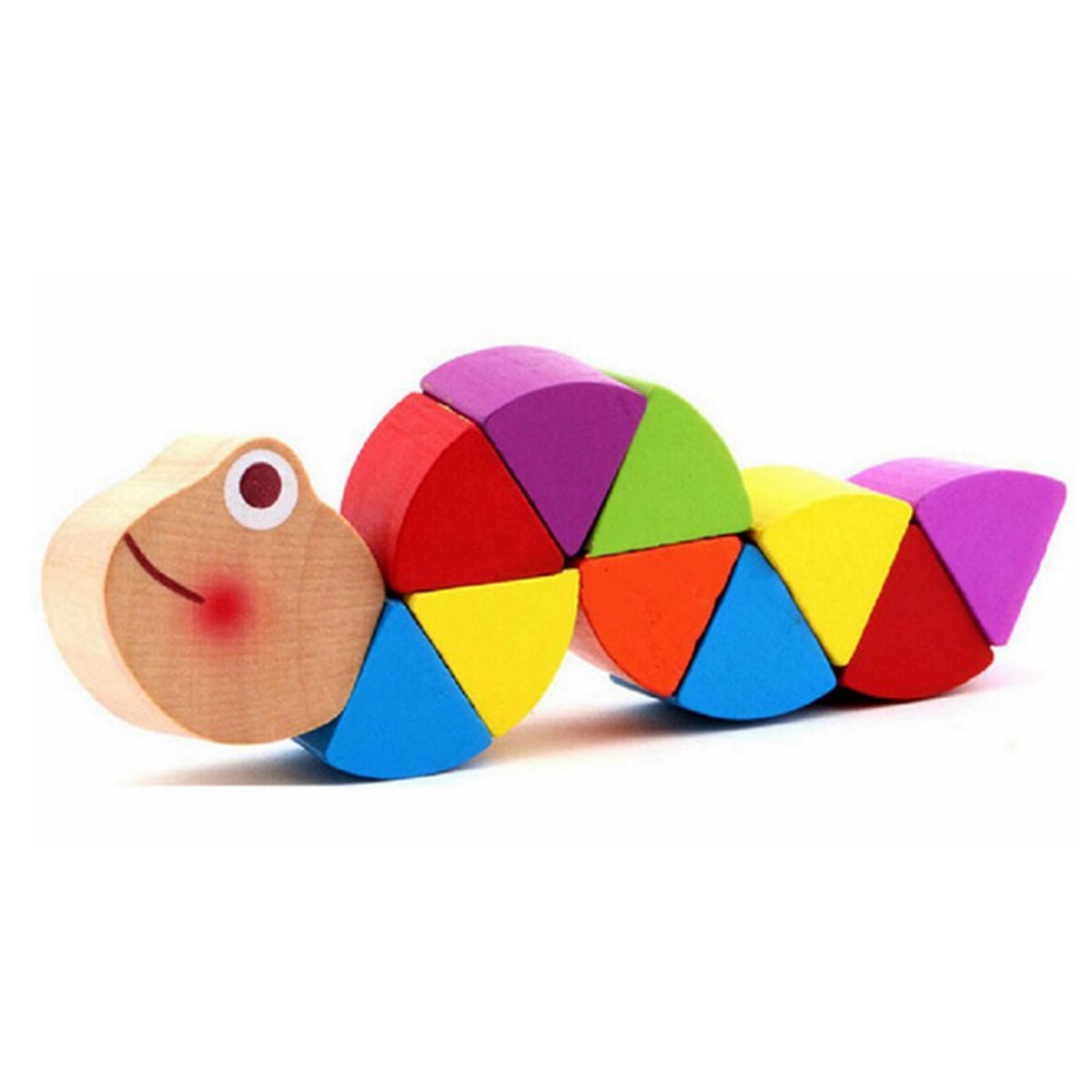 Wooden Insect Puzzle Toys Educational Baby Children Twisting Fingers ...