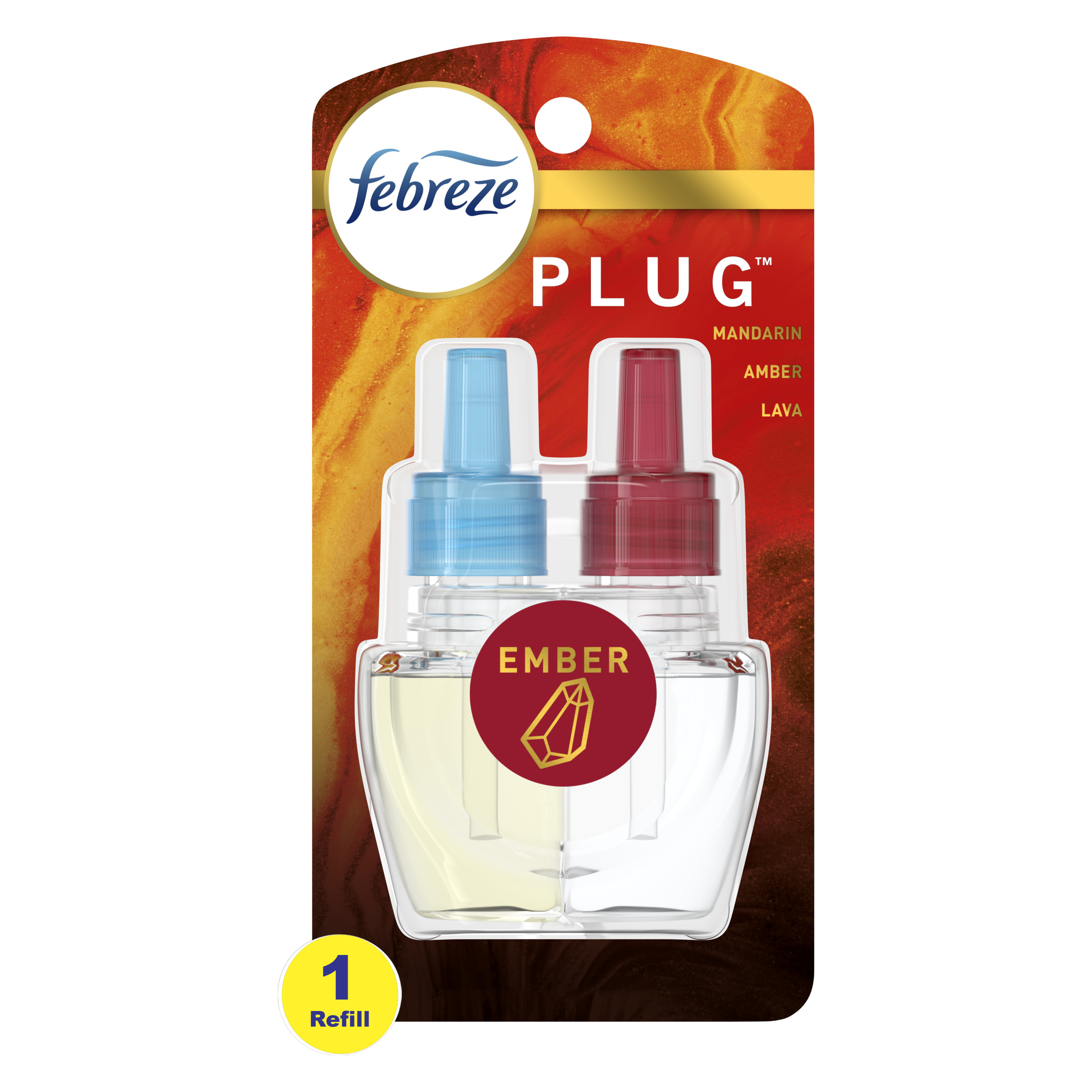Febreze Origins Fade Defy PLUG Air Freshener & Odor Fighter, Ember (1 ...