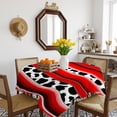 Abstract Animals Milk Cow Skin Texture Table Cloth 54x54in, Waterproof ...