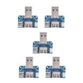 Neyseki 5 Pcs USB Adapter Plate Male USB to Female TypeC 4P 2.54mm ...